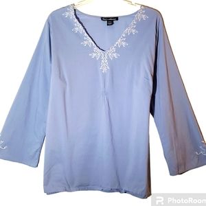 Cato | Tops | Club Collection Womens Plus Size 2224 Embroidery Pullover ...